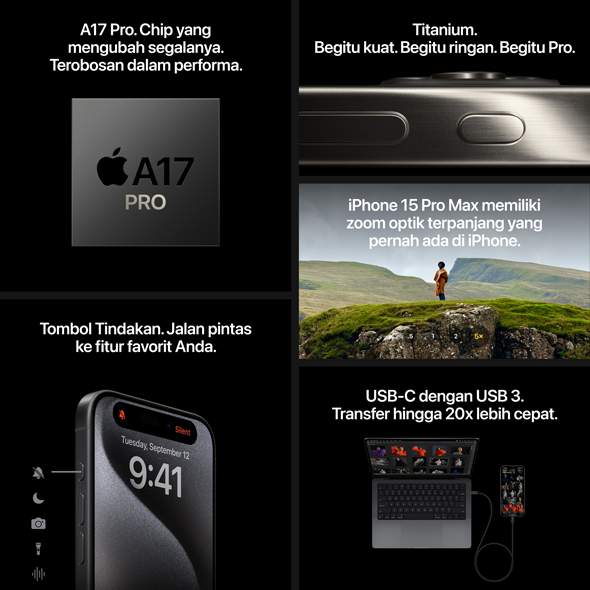 Device Bundling Apple iPhone 15 Pro | Telkomsel