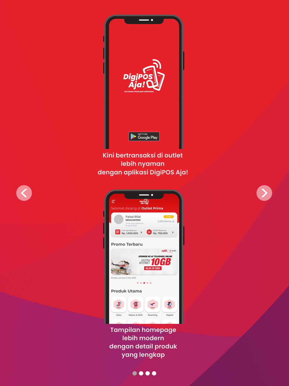 DigiPOS Aja! - Menjadi Agen Reseller Jual Pulsa | Telkomsel